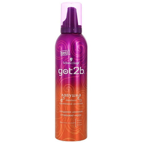 Schwarzkopf & Henkel Стайлинг-мусс для создания локонов «Ловушка» Got2b ...